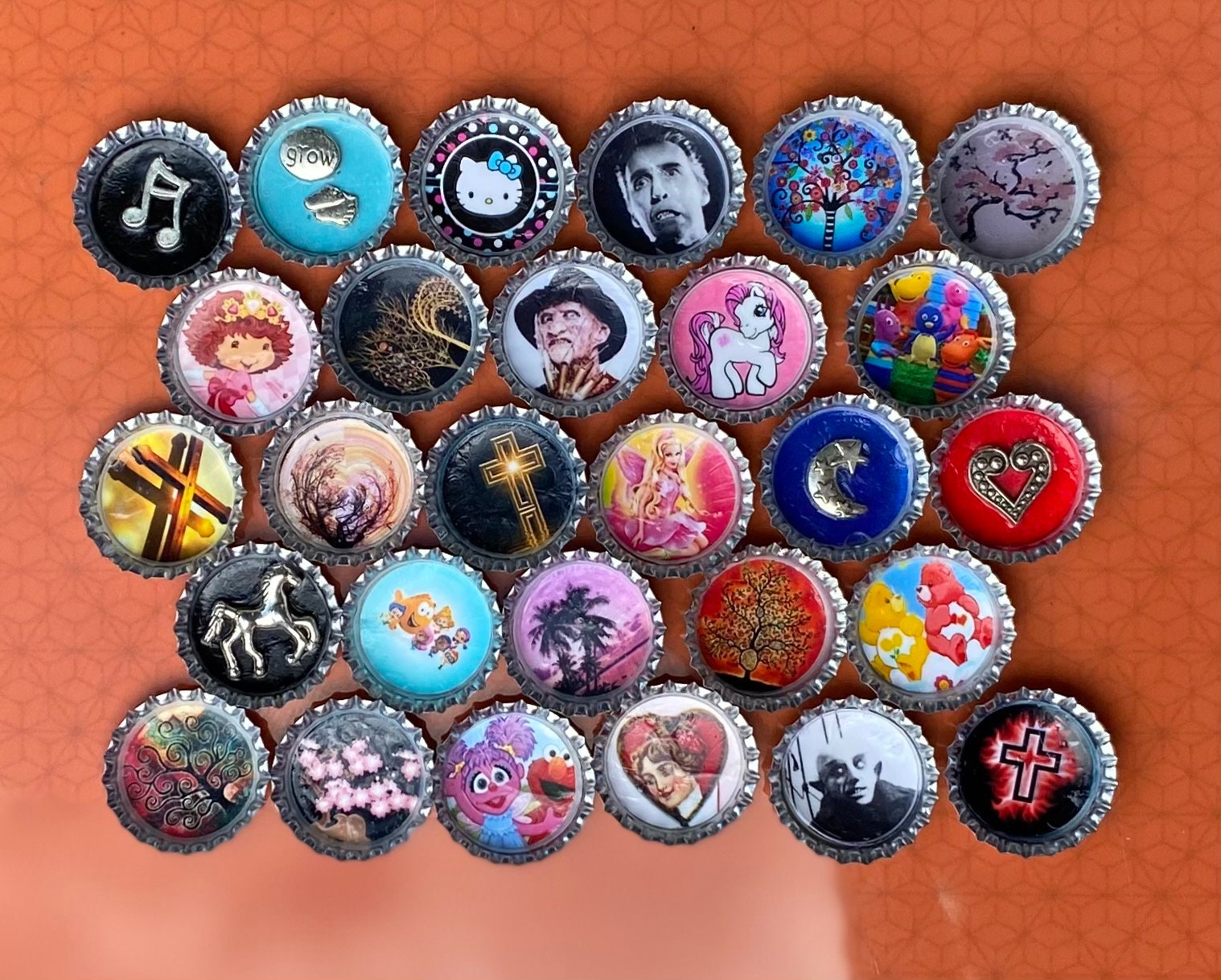 Personalized Bottle Cap Magnet - Etsy