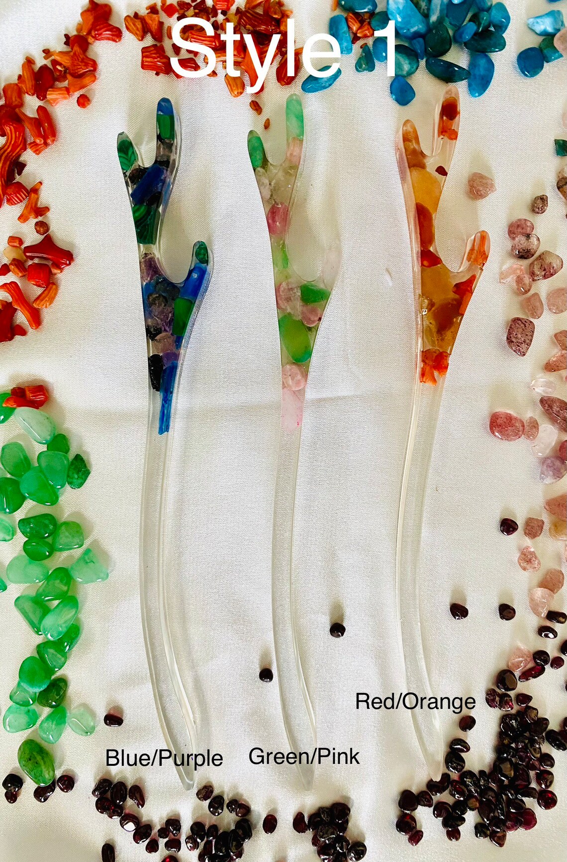 Resin Hair Pins - Etsy