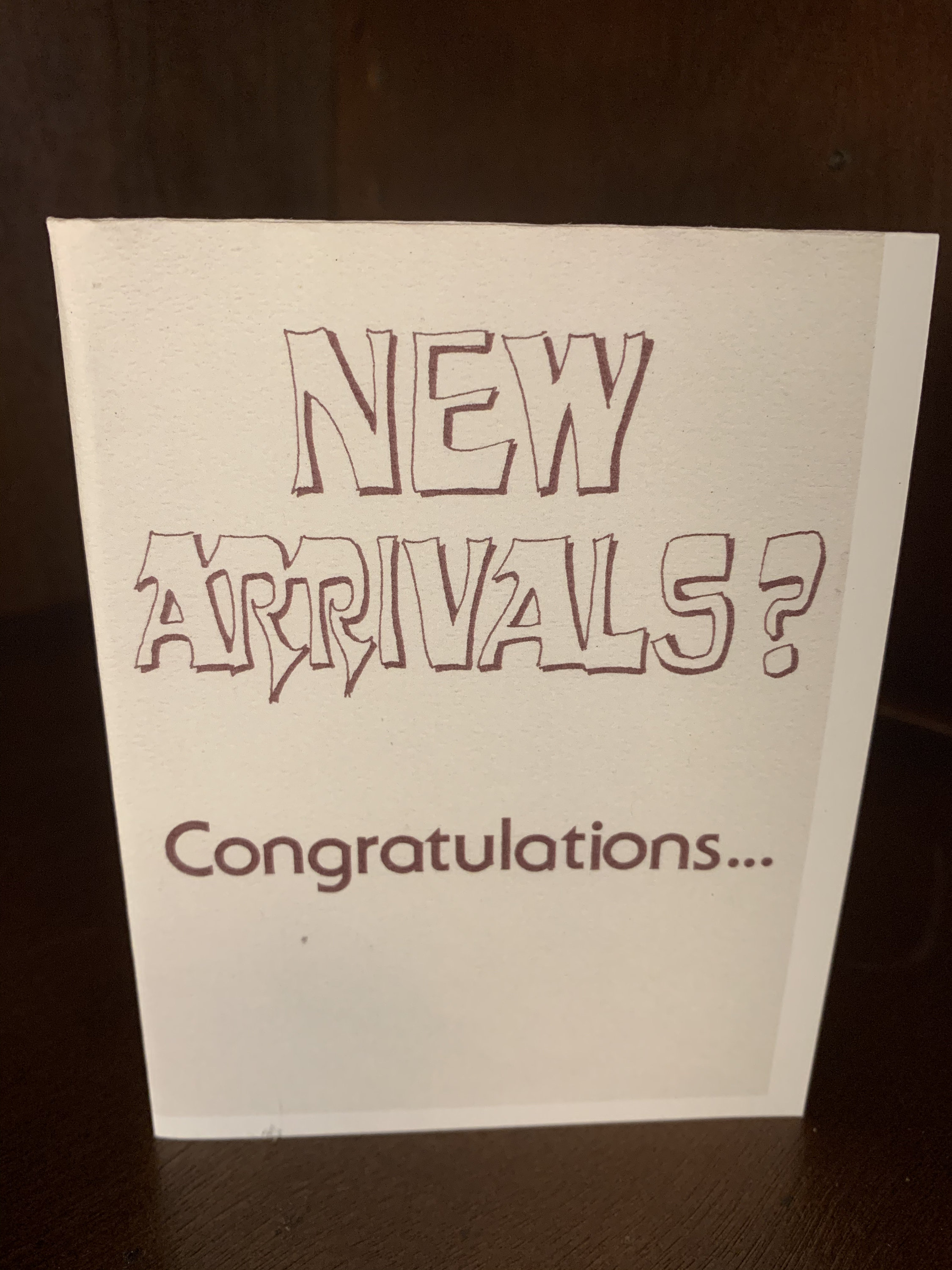 Congratulations New Arrivals Card - Etsy