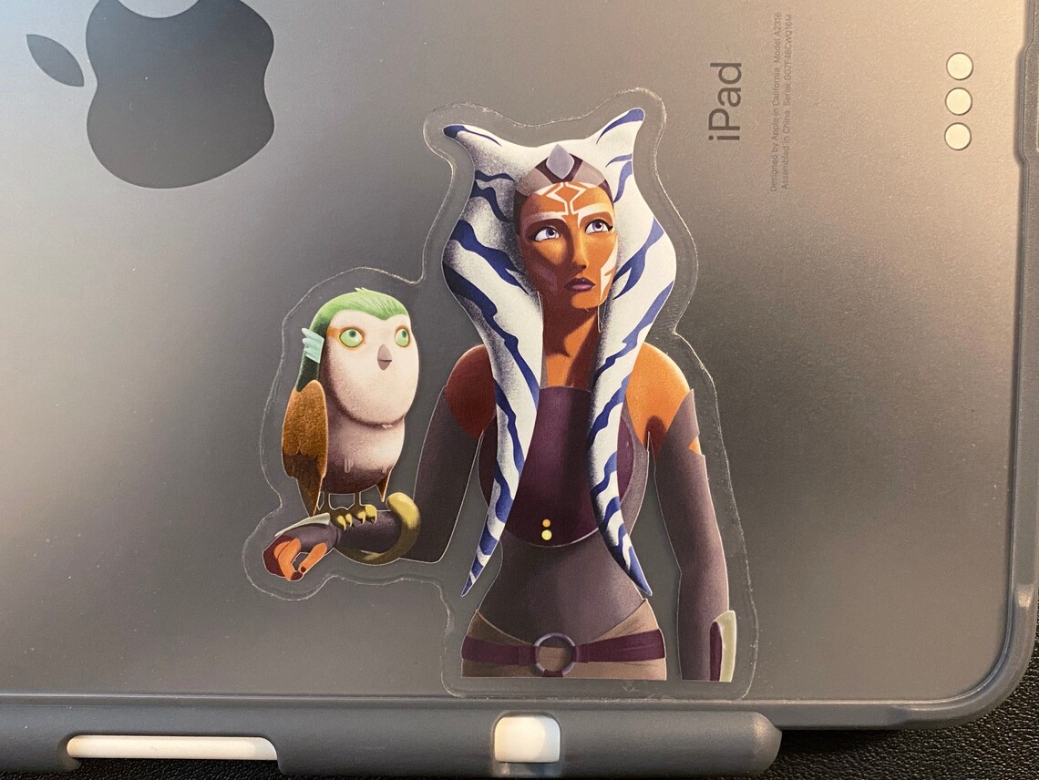 Ahsoka Tano Rebels Die Cut Clear Sticker - Etsy