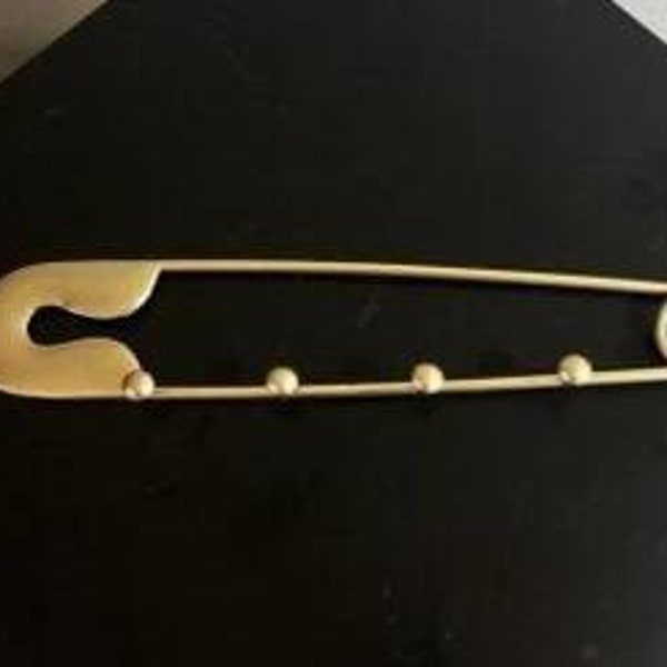 Brass Giant Safety Pin - Etsy