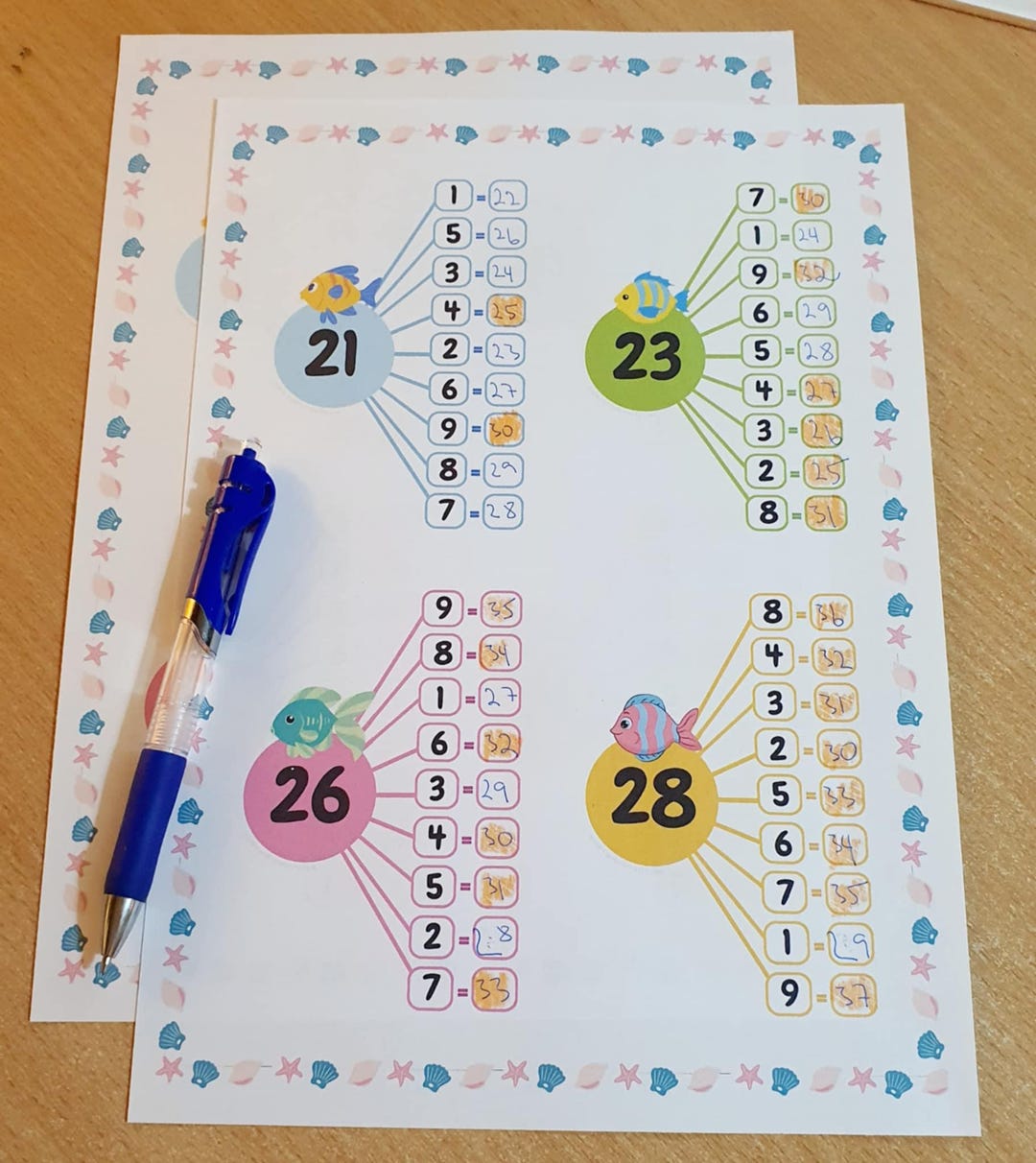 Abacus Addition Practice, Simple Formulas Big Friends and Small Friends ...