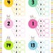Abacus Small Friends +4+3+2+1 Formulas Practice 15 A4 Worksheets ...