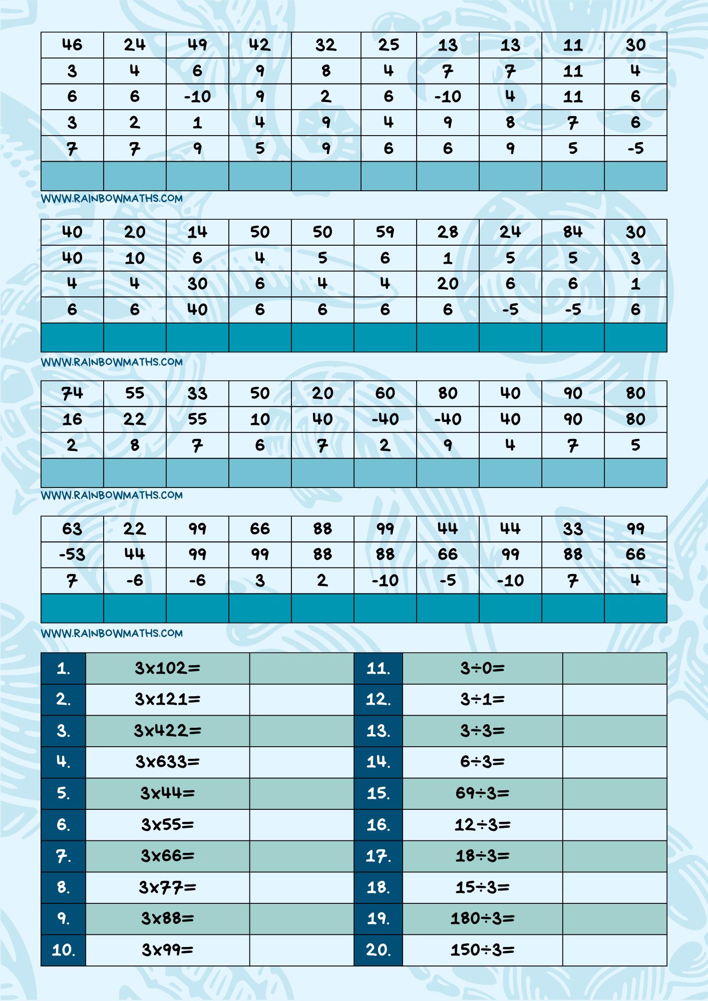 Abacus Soroban Big Friends Formulas Positive Friends (small Friends ...