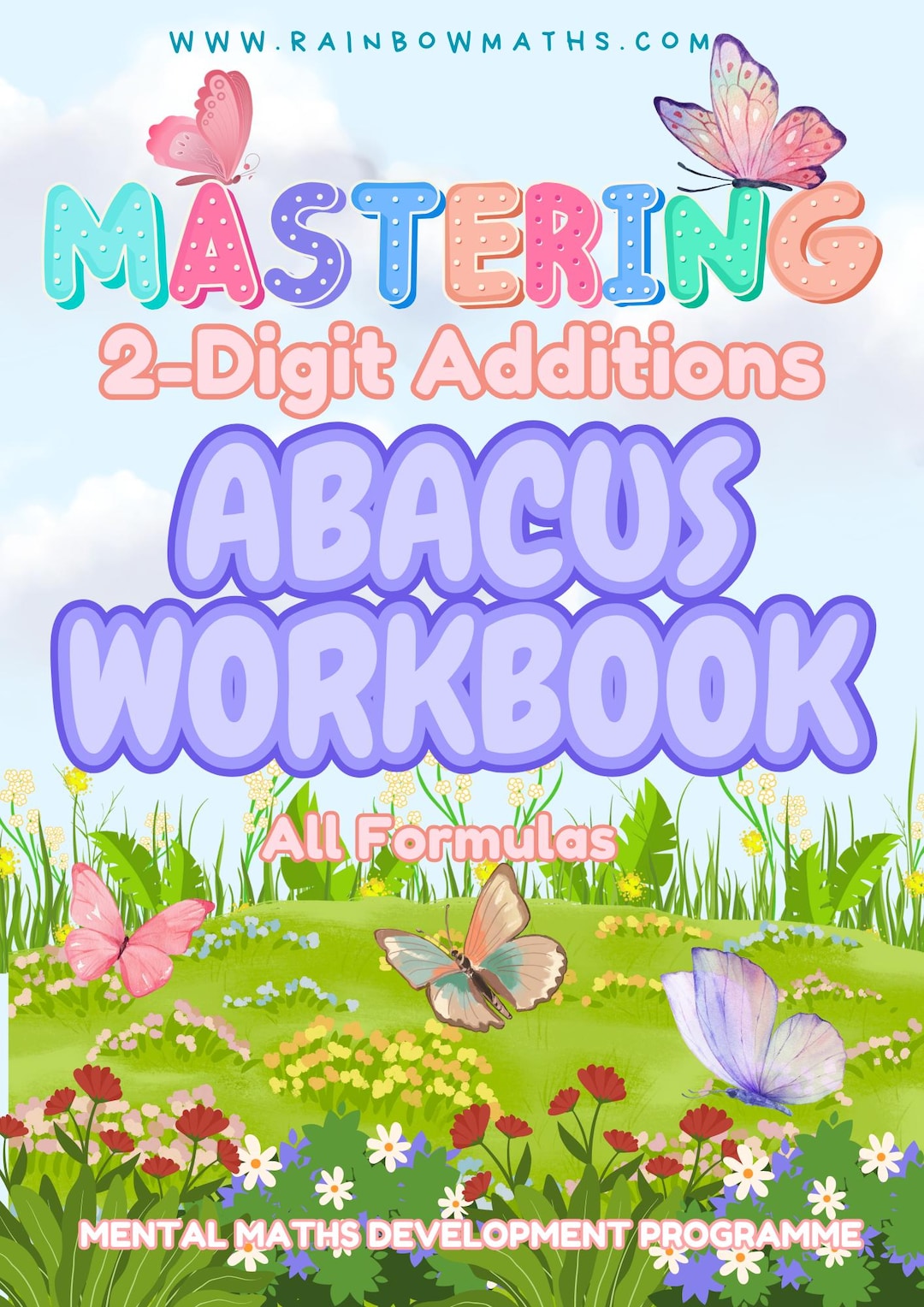 Two Digit Addition 20 Pages Abacus Soroban All Formulas Maths Colourful