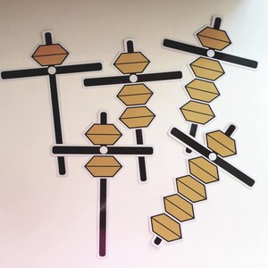 Nine A4 Abacus Visuals for Kids – PDF Templates for Mental Maths ...