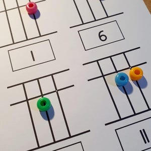 Abacus Soroban Flashcards + Templates A4 Learn Mental Maths Clear Font ...