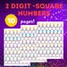 Two Digit Square Numbers 10 Worksheets: Math Practice Made Easy Maths ...