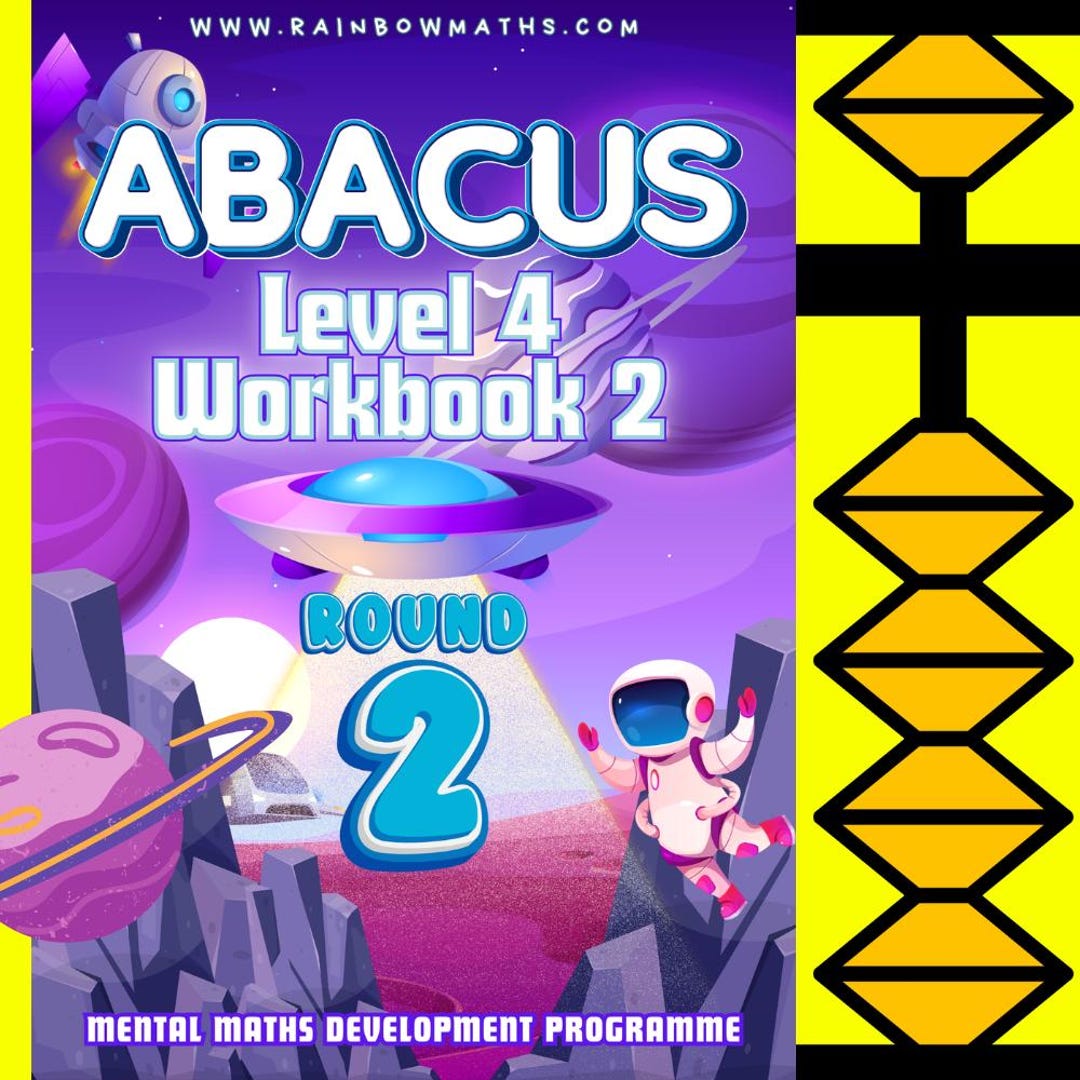 Abacus Workbook Level 4 Round 2 (part 2) Space Theme Mental Maths ...