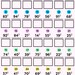 Two Digit Square Numbers 10 Worksheets: Math Practice Made Easy Maths ...
