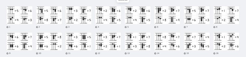 Flash Cards Addition 64 Big Font Learn Abacus Soroban Aritmetics No ...