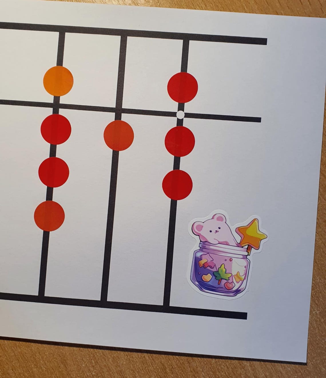 Abacus Soroban Flashcards + Templates A4 Learn Mental Maths Clear Font ...