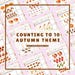 Autumn Counting Worksheets for Kids | 15 Pages A4 | Fun Fall-themed ...