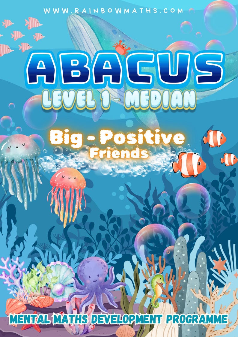 Abacus Soroban Big Friends Formulas Positive Friends (small Friends ...