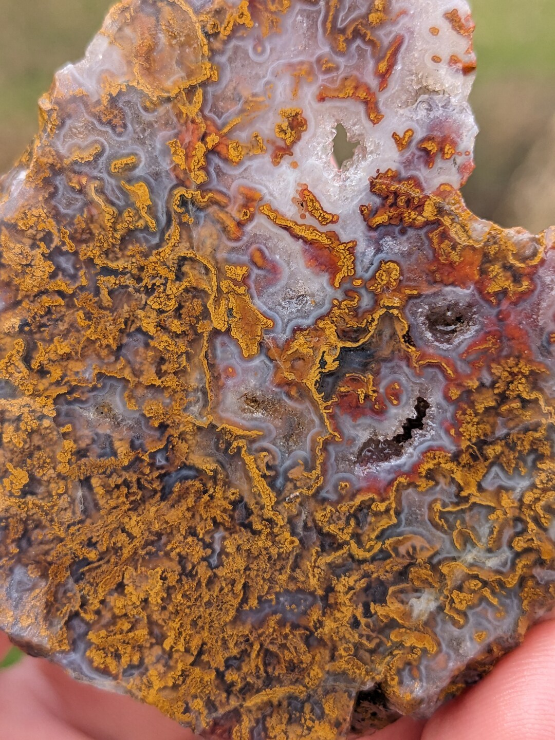 Agate Slab With Beautiful Patterns - Etsy