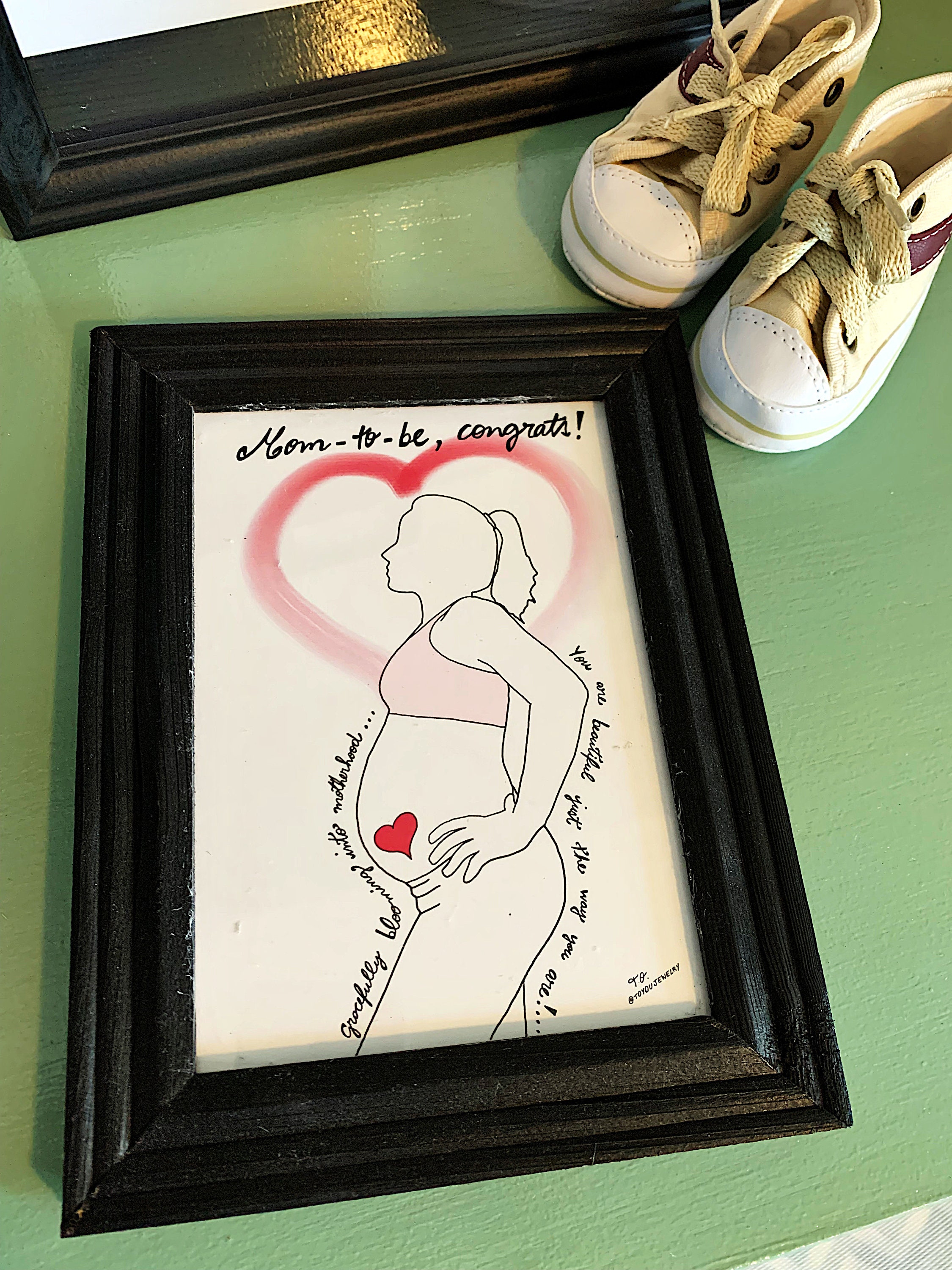 Baby Shower Card, Mother's Card, Mom-to-be Card, New Mom Card, First ...