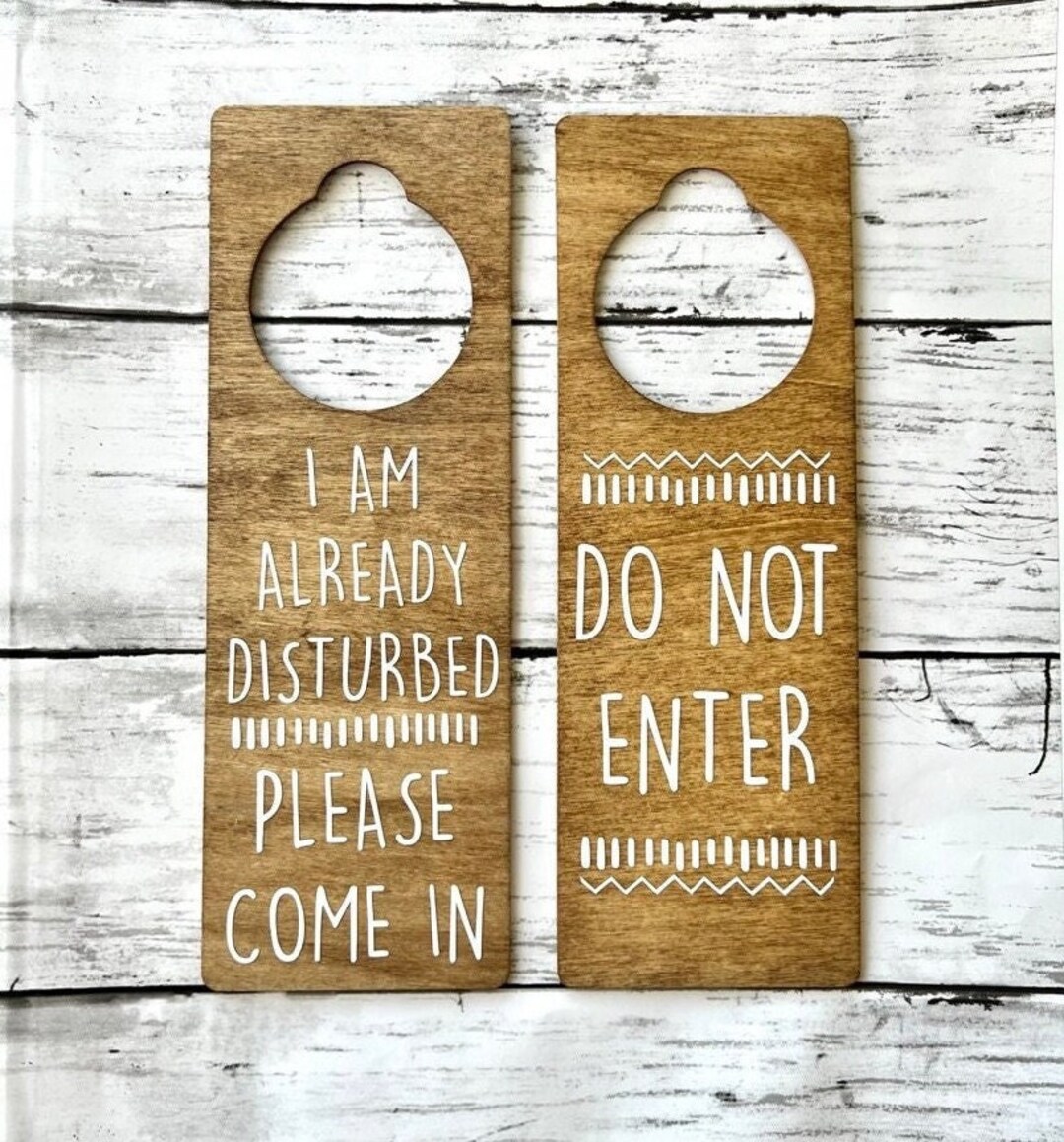 Do Not Enter I Am Already Disturbed Do Not Disturb Sign - Etsy