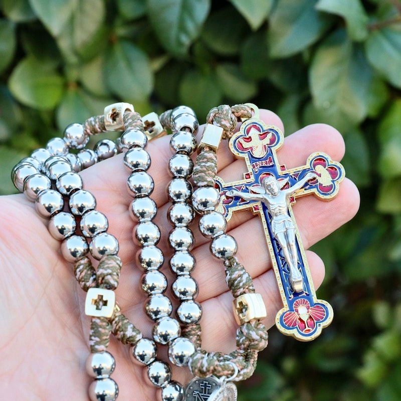 Metal Heavy Duty Rosary - Etsy
