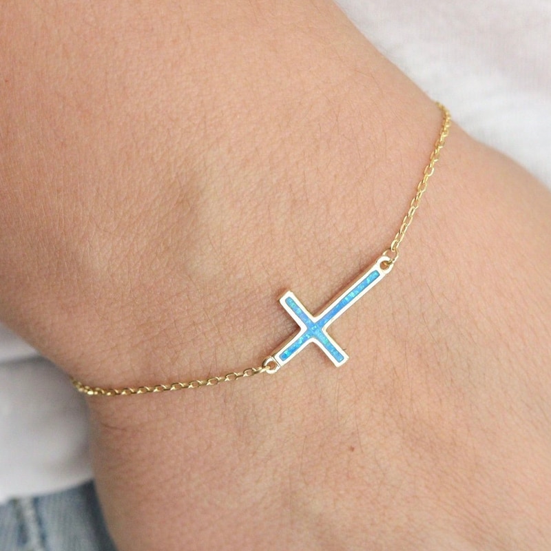 Cross Bracelet - Etsy