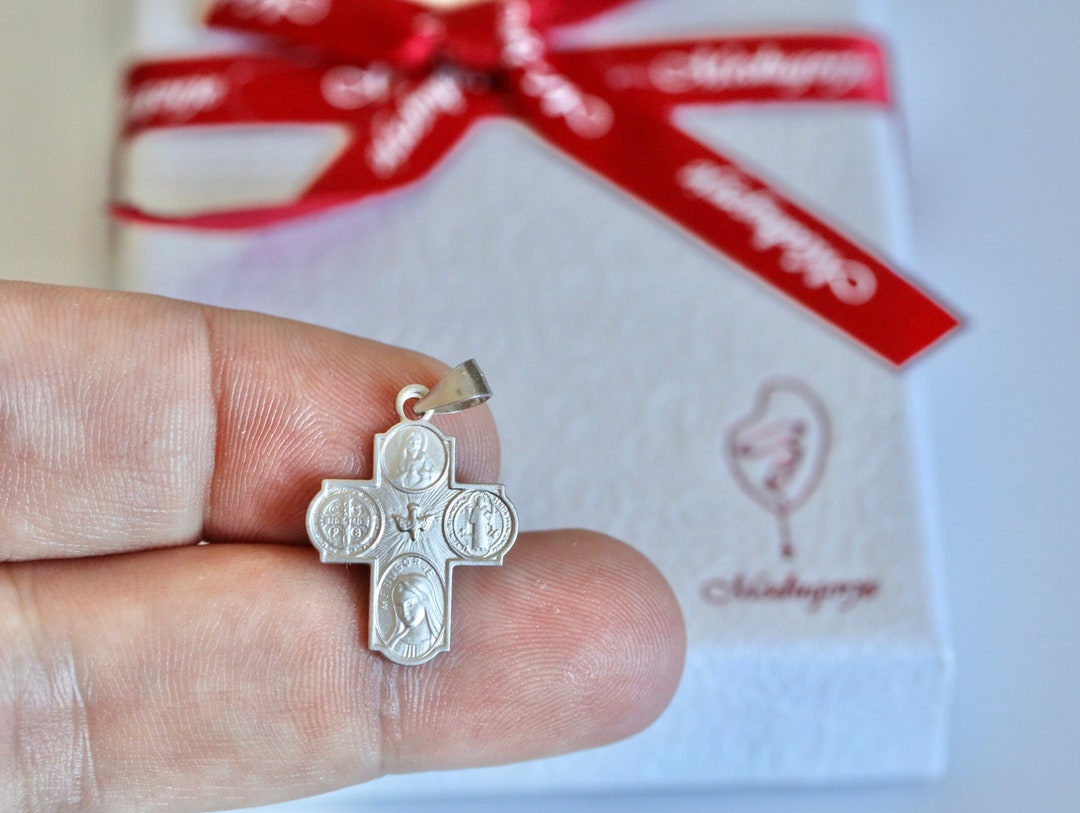 Small Four Way Cross,4 WAY CROSS, Sterling Silver Four Way Cross, Cross ...