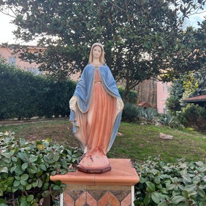 Our Lady of Grace 20 Inch Statue, Virgin Mary Outdoor Statue, Casted ...