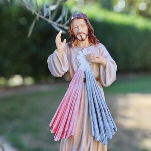 Jesus Christ Statue12 Inch Divine Mercy Statue 30 Cm Statue - Etsy