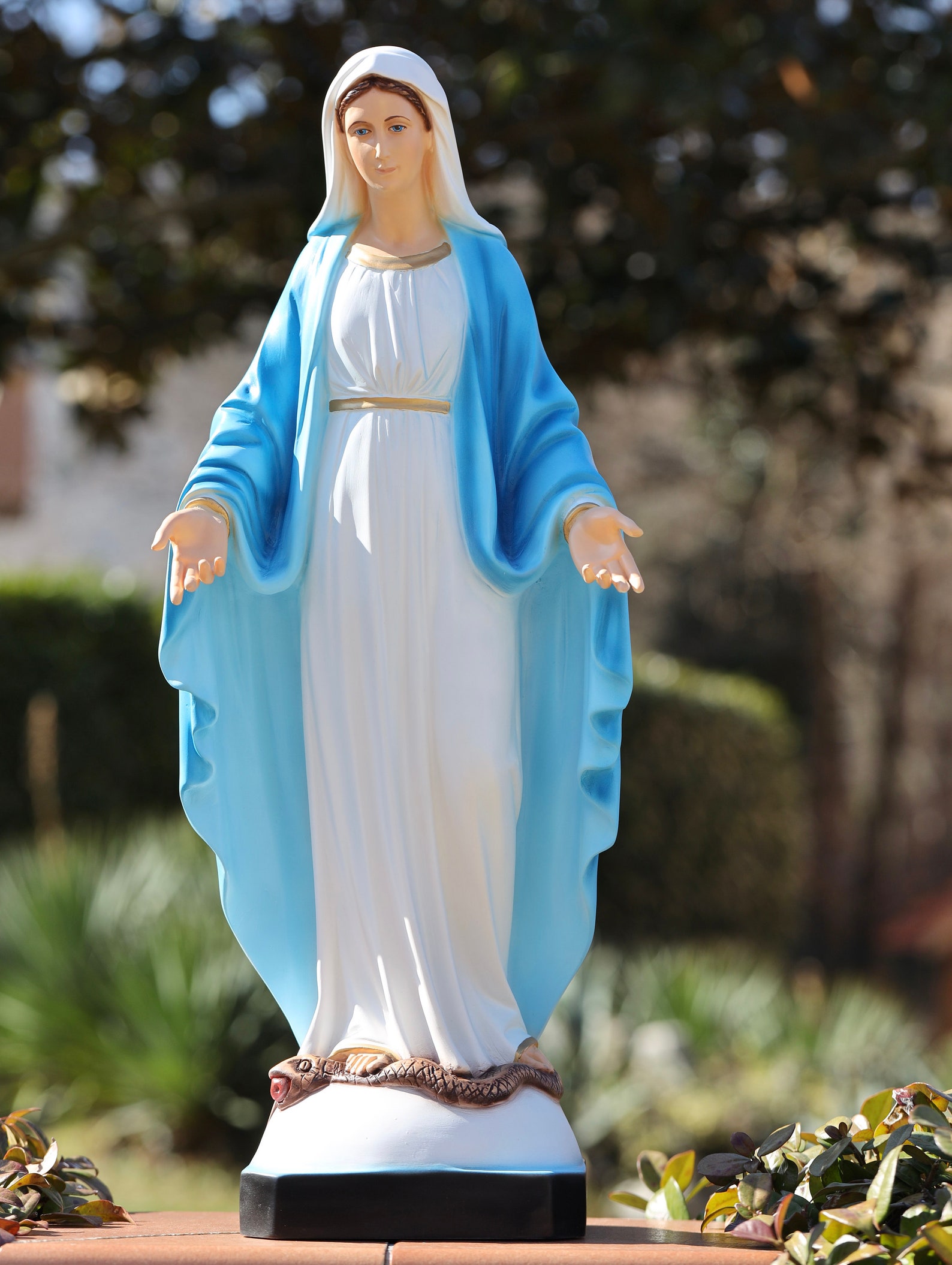 Our Lady Statue 60 Cm Virgin Mary Statue Our Lady of Grace - Etsy