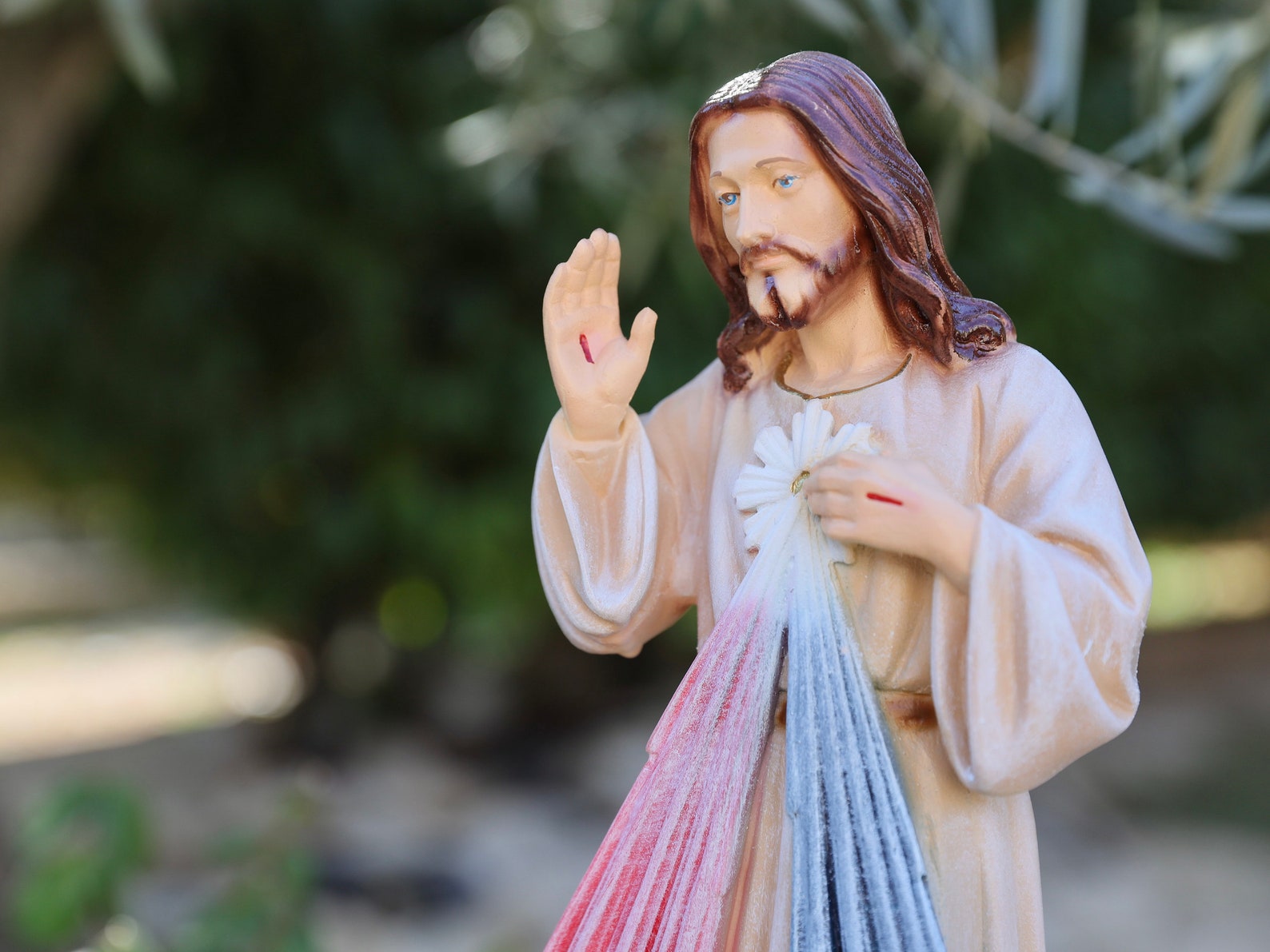 Jesus Christ Statue12 Inch Divine Mercy Statue 30 Cm Statue - Etsy