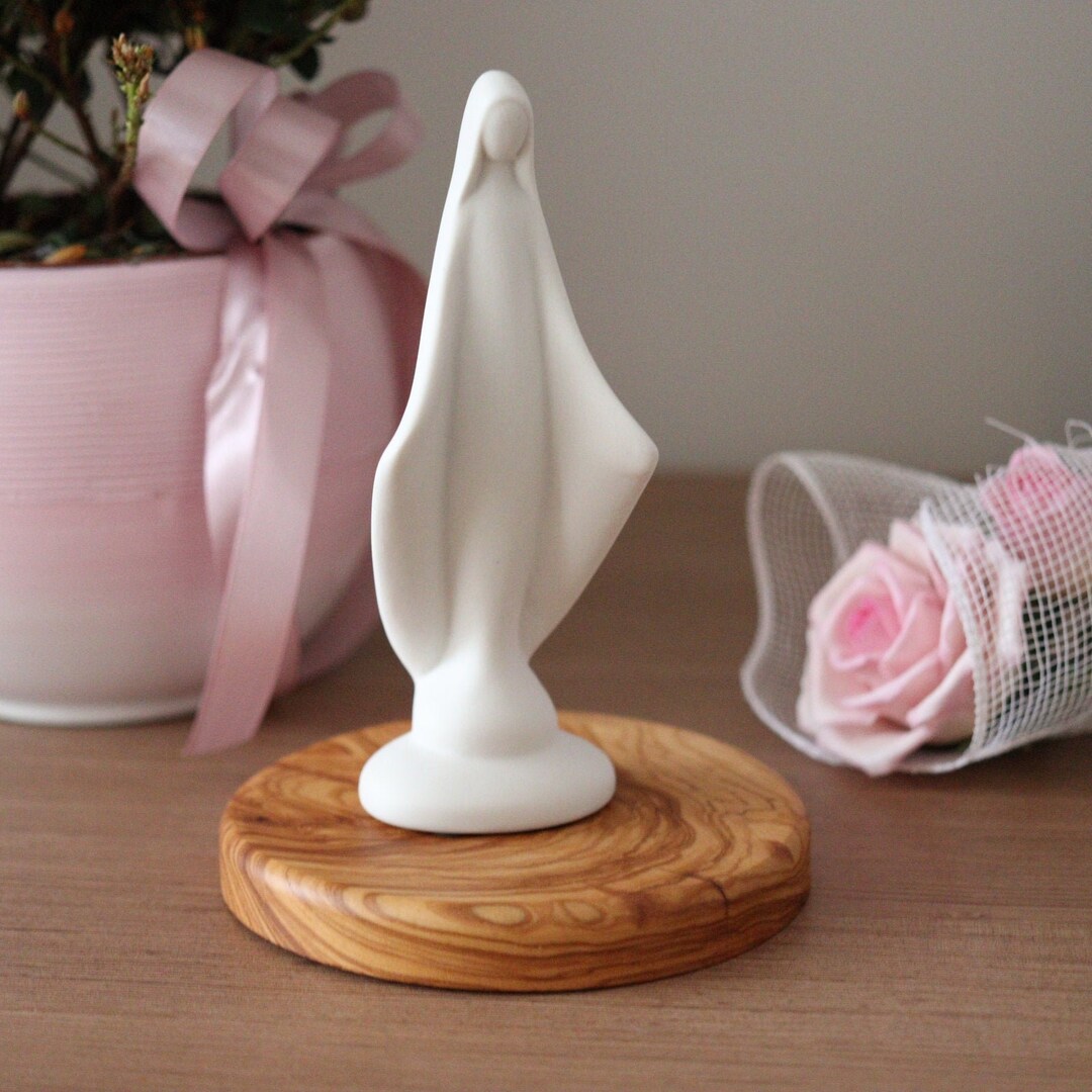 Immaculate Conception Porcelain Statue Miniature Statue of - Etsy