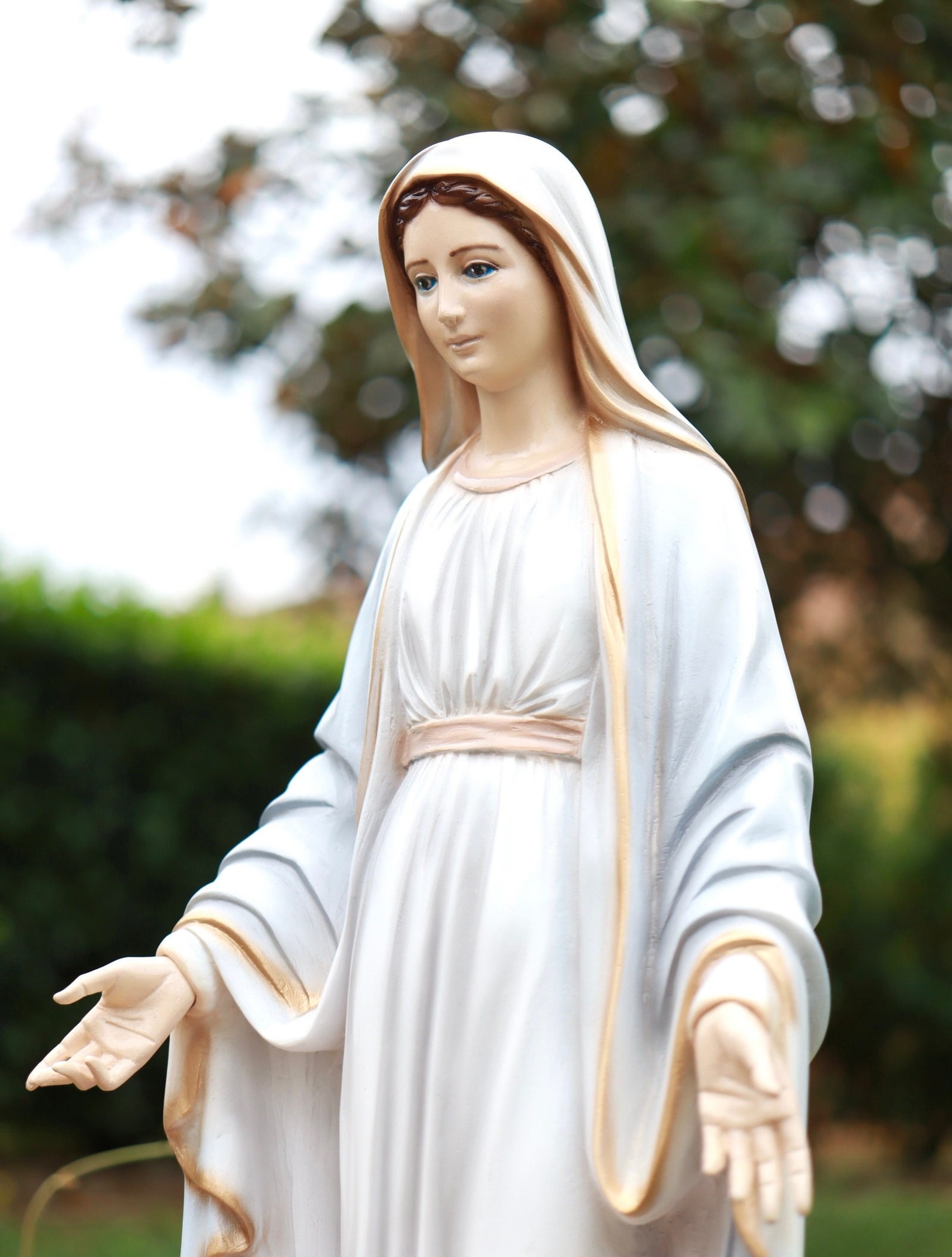 Our Lady Of Grace Outdoor Statue at Carl Moran blog