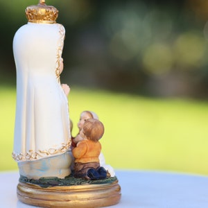 Our Lady of Fatima Miniature Statue: Hand-painted Resin, Baby ...
