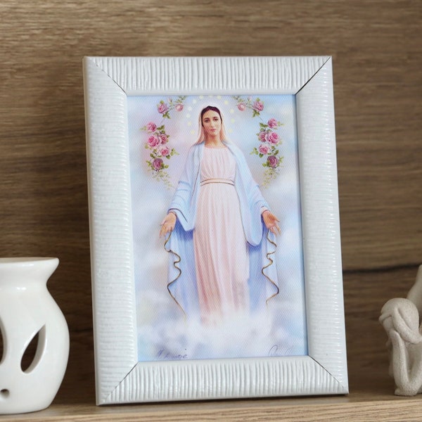 Virgin Mary Picture Frame - Etsy