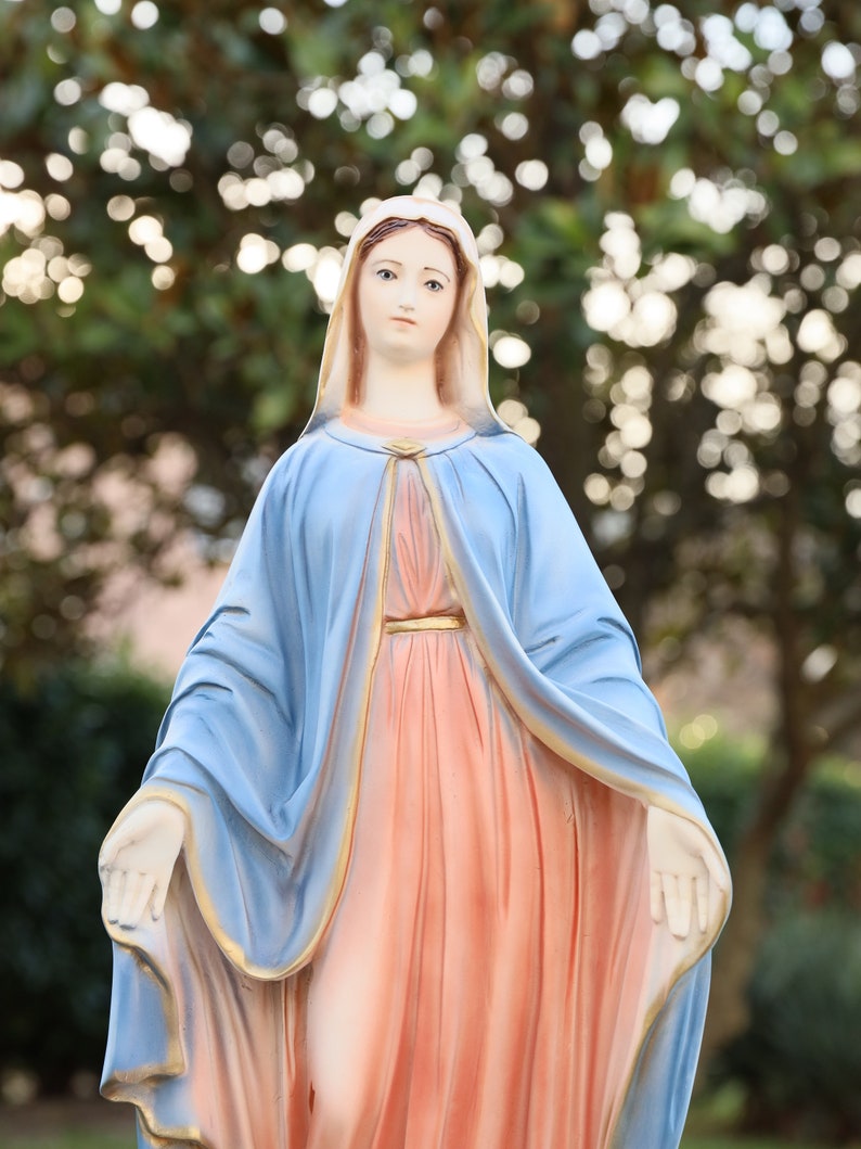 Our Lady of Grace 20 Inch Statue. Virgin Mary Outdoor Statue - Etsy