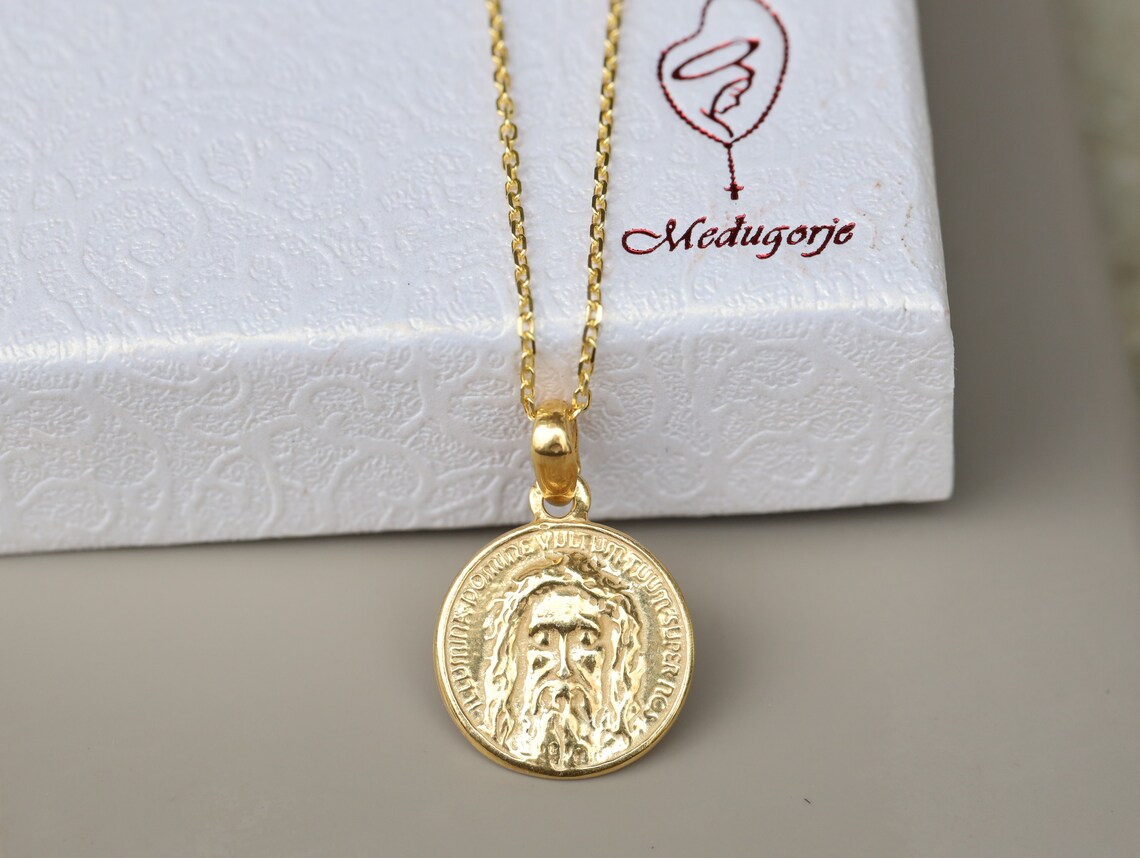 Holy Face Medal Shroud of Turin Medal Sindone Medal Jesus | Etsy