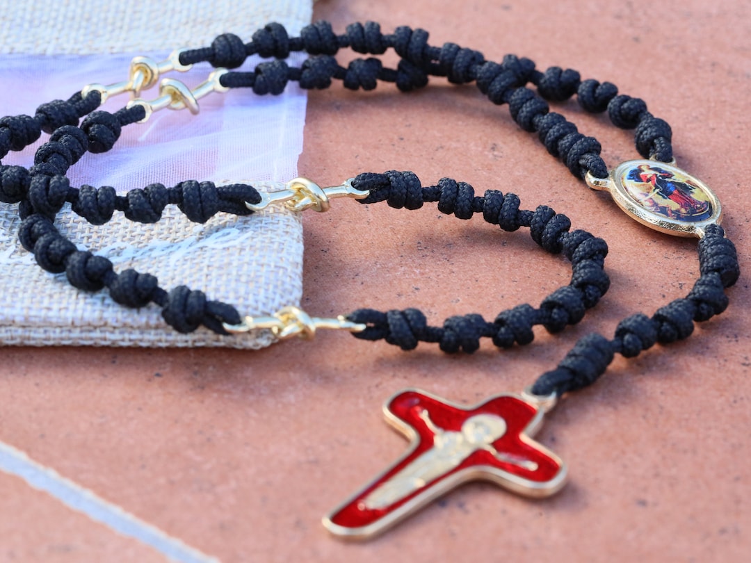Undoer of Knot’s Rosary, Our Lady That Unties Knots Rosary Beads, Gold ...