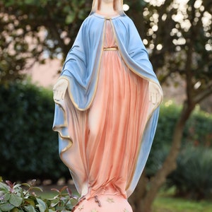 Our Lady of Grace 20 Inch Statue, Virgin Mary Outdoor Statue, Casted ...