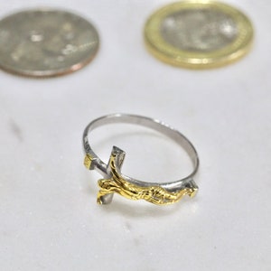 925 Silver Jesus INRI Ring | Non-tarnish Rhodium & Gold Plated ...