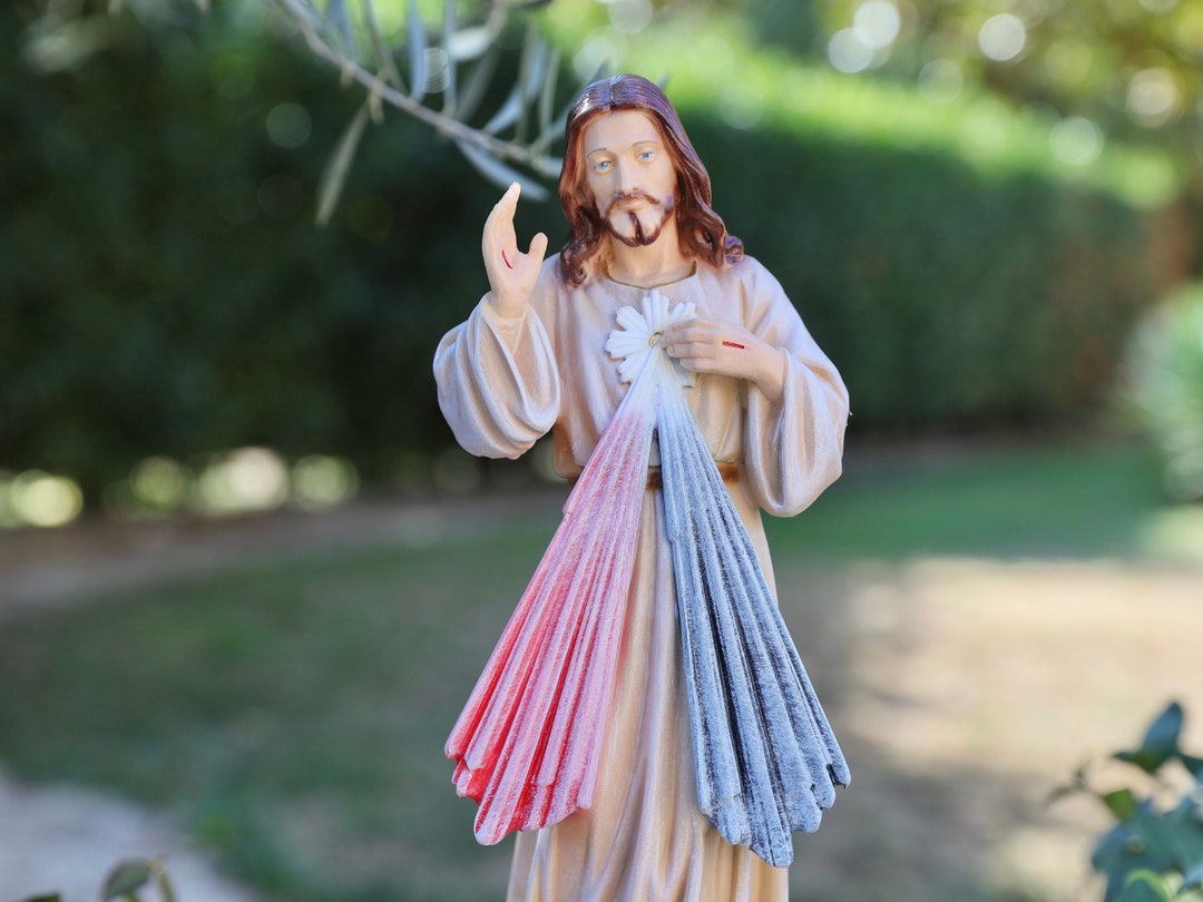 Jesus Christ Statue,12 Inch Divine Mercy Statue, 30 Cm Statue of Jesus ...