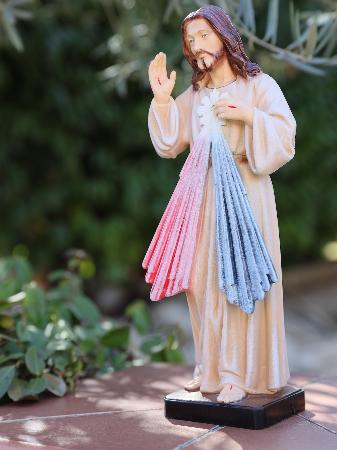 Jesus Christ Statue12 Inch Divine Mercy Statue 30 Cm Statue - Etsy