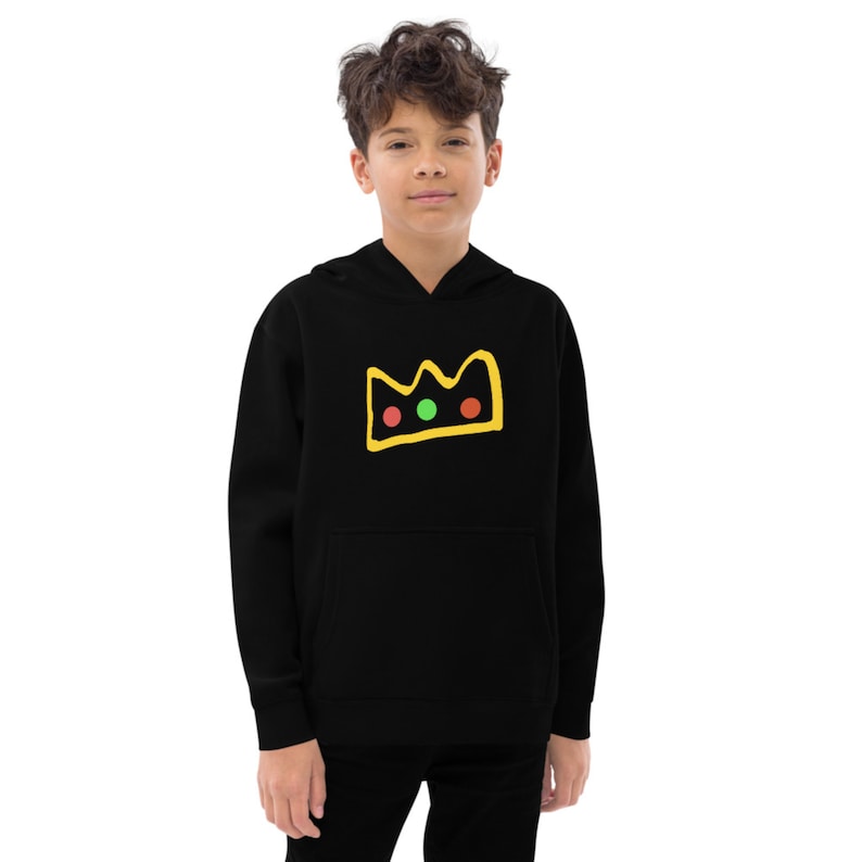 Ranboo Crown Kids Hoodie Dream Smp Merch Ranboo Fleece Hoodie Kids ...