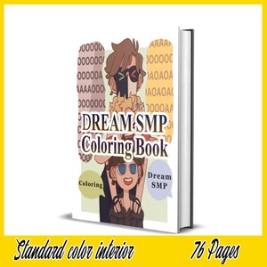 Dream Smp Coloring Book: MCYT Coloring Book - Gift for Gamers - Etsy