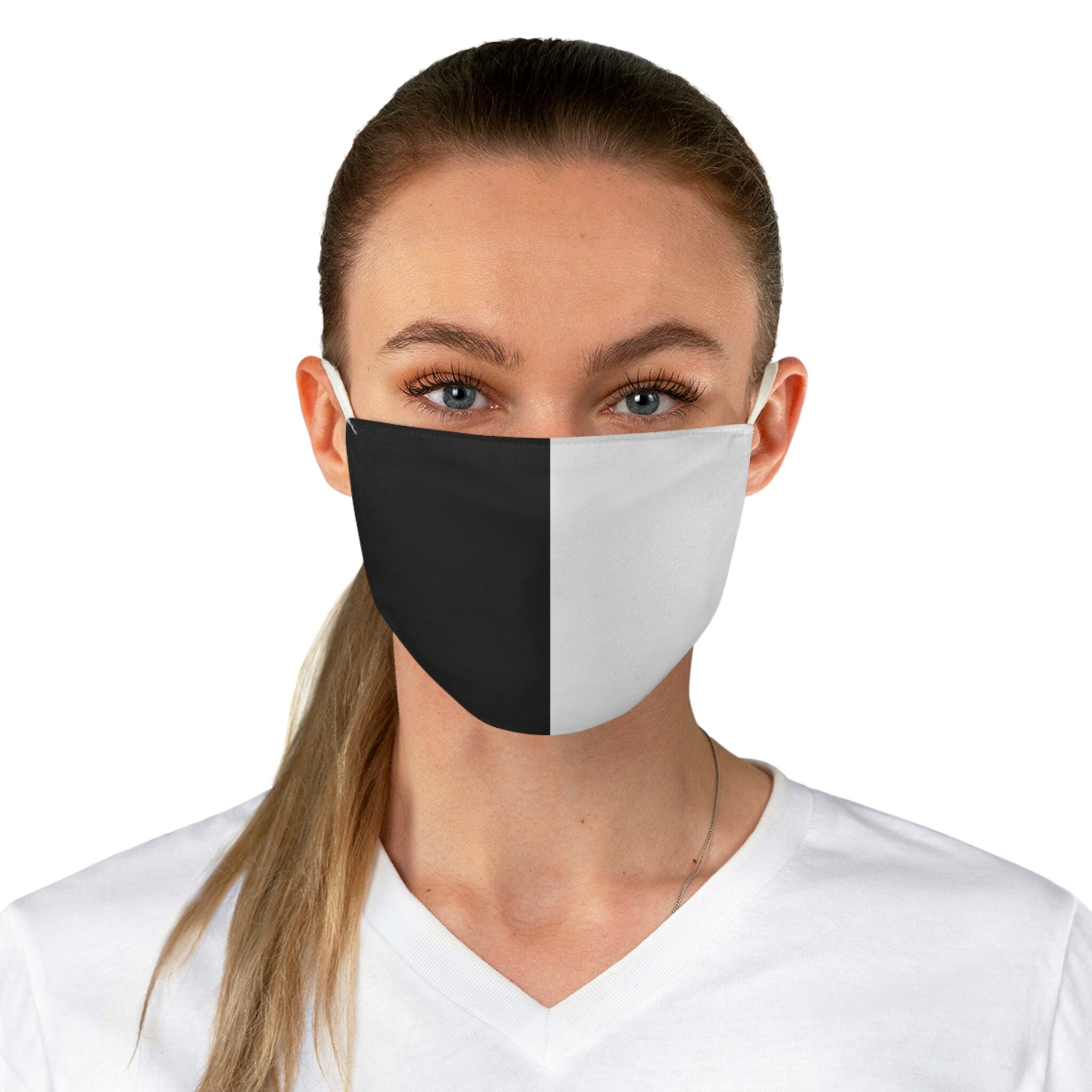 Ranboo Mask Black and White Face Mask for Man Woman Funny Masks Dream ...