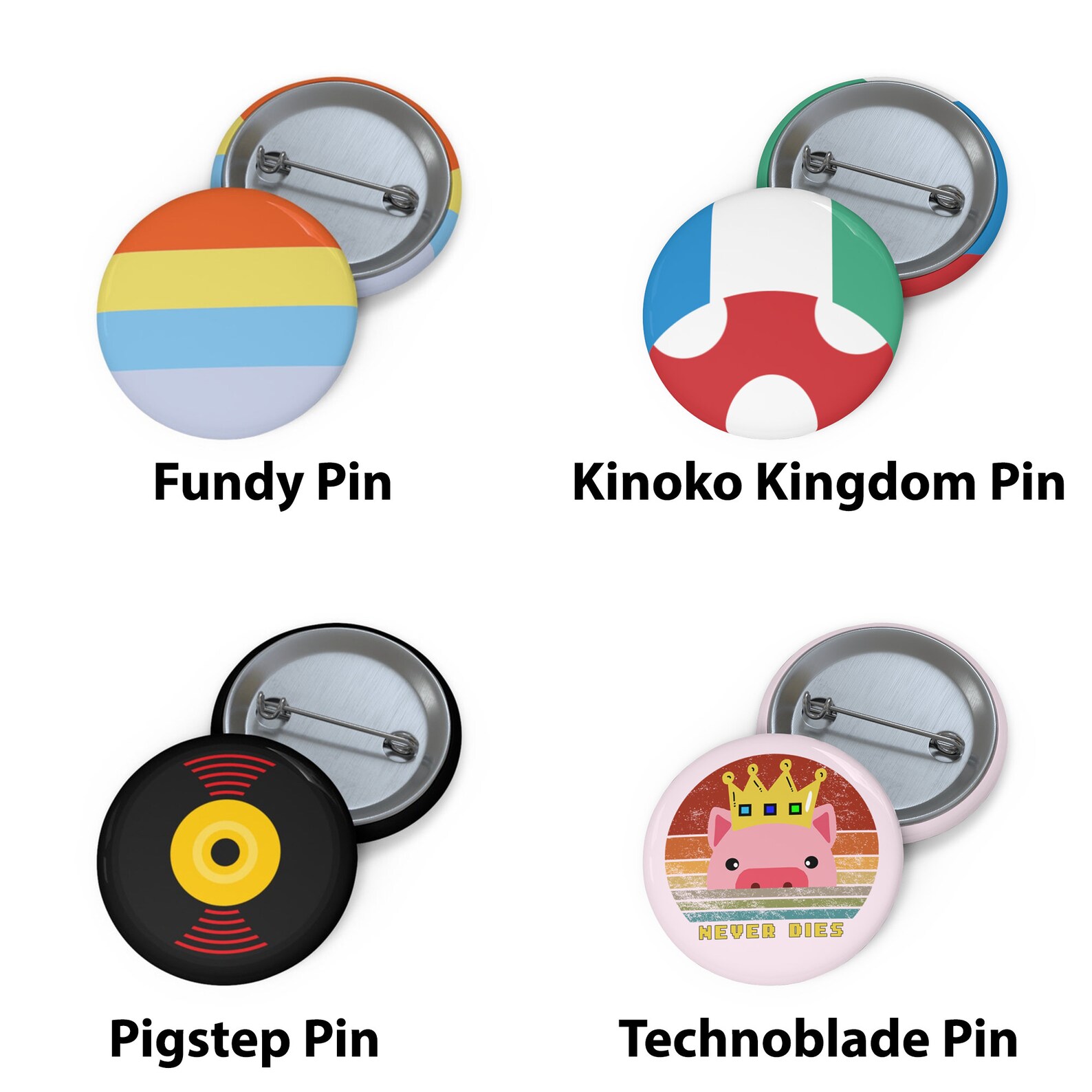 Dream SMP Pin Buttons Dream Smp Flag Pin Ranboo's - Etsy