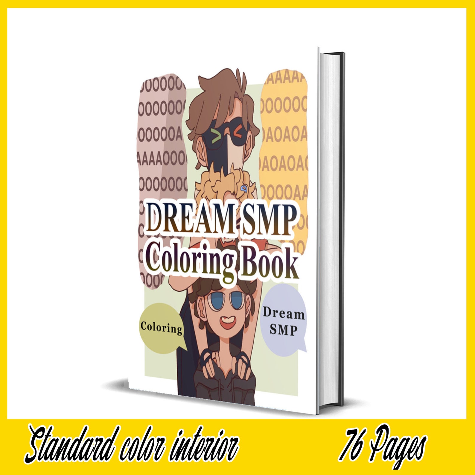 Dream Smp Coloring Book: MCYT Coloring Book Book for Gamers - Etsy