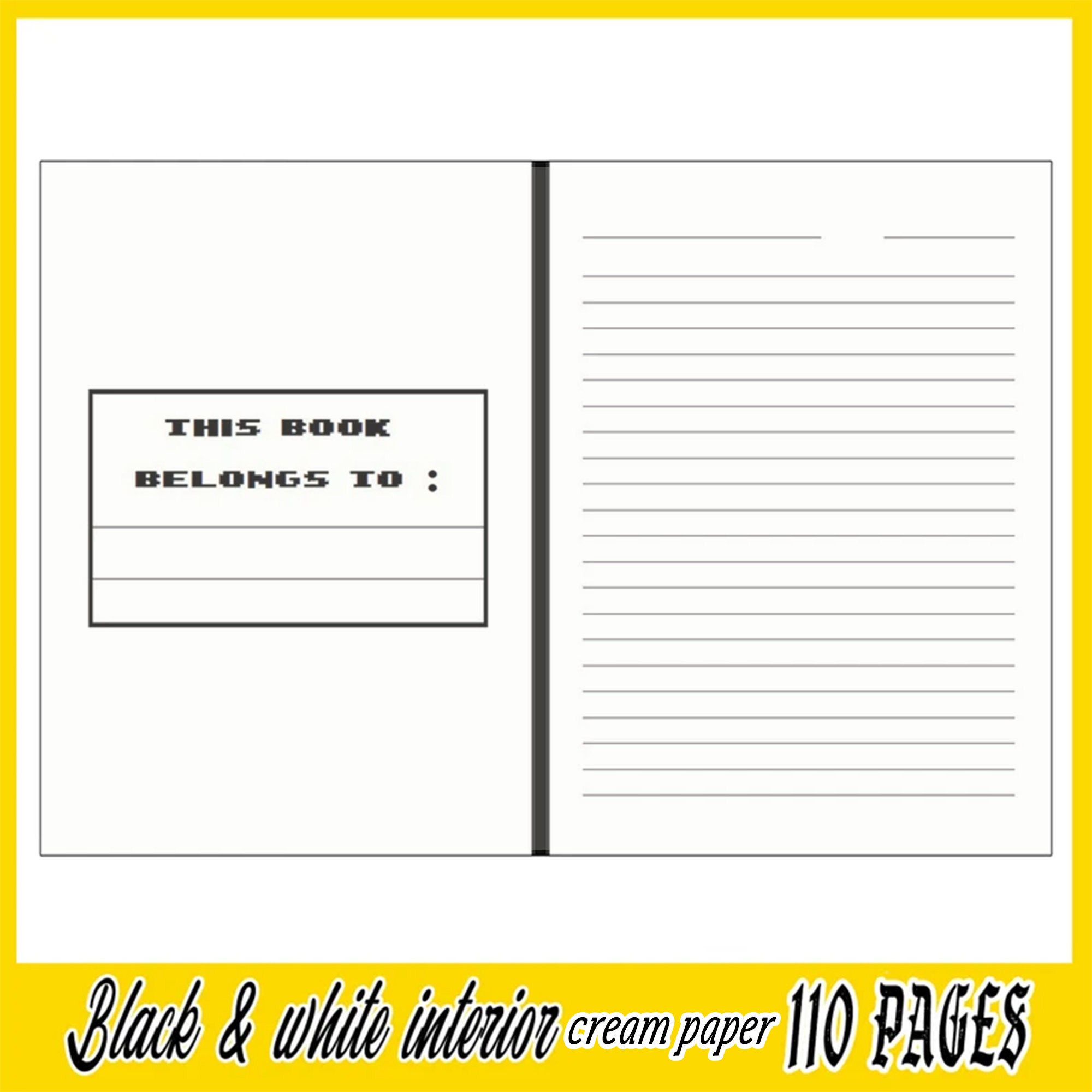 Dream's Revive Notebook cream Paper - Etsy