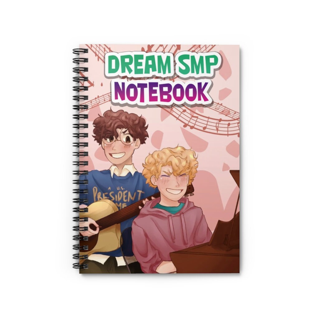 Dream SMP Notebook DSMP Spiral Notebook Ruled Line - Etsy