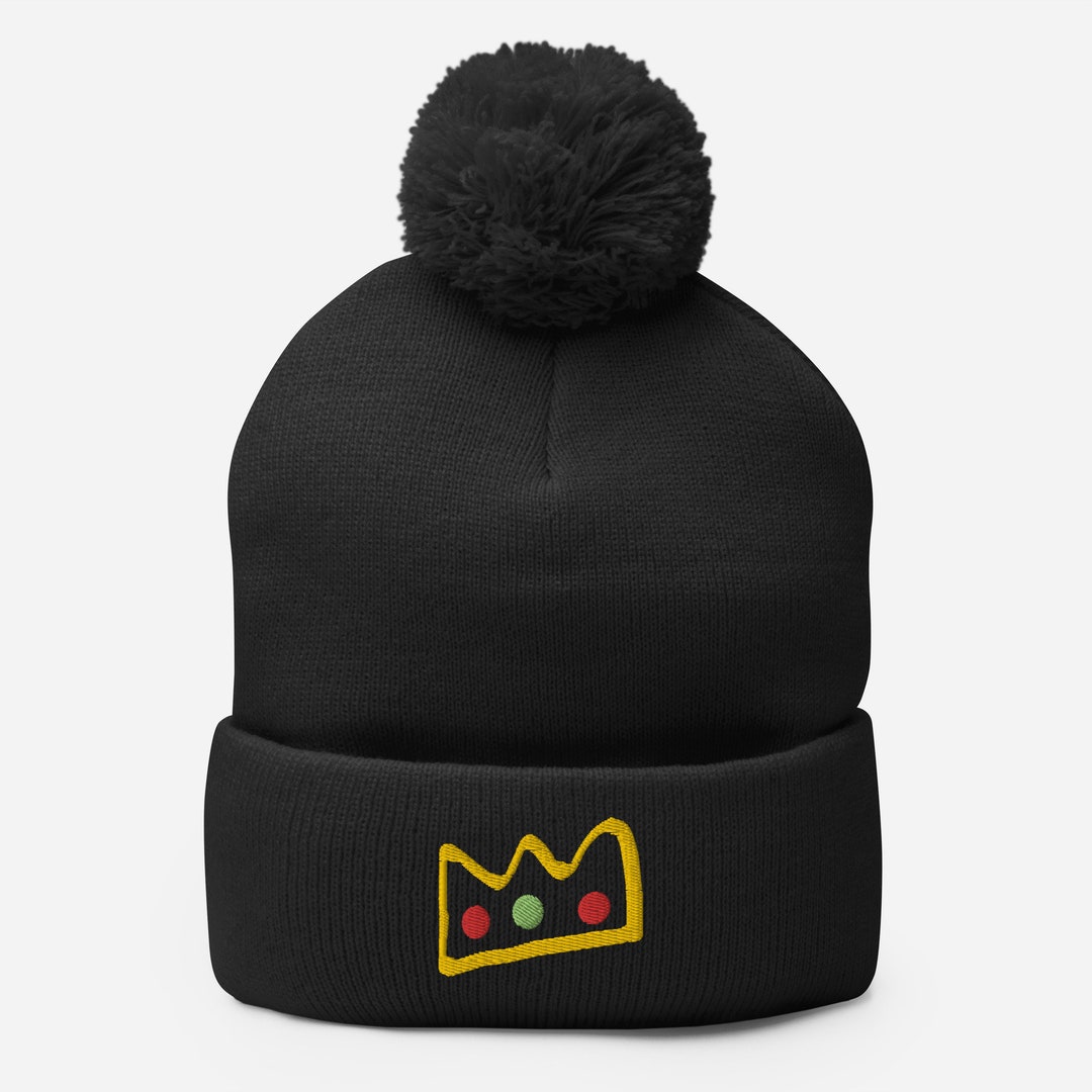 Ranboo Beanie - Crown Beanie - Crown Dream Smp Beanie - Pom-pom Beanie ...
