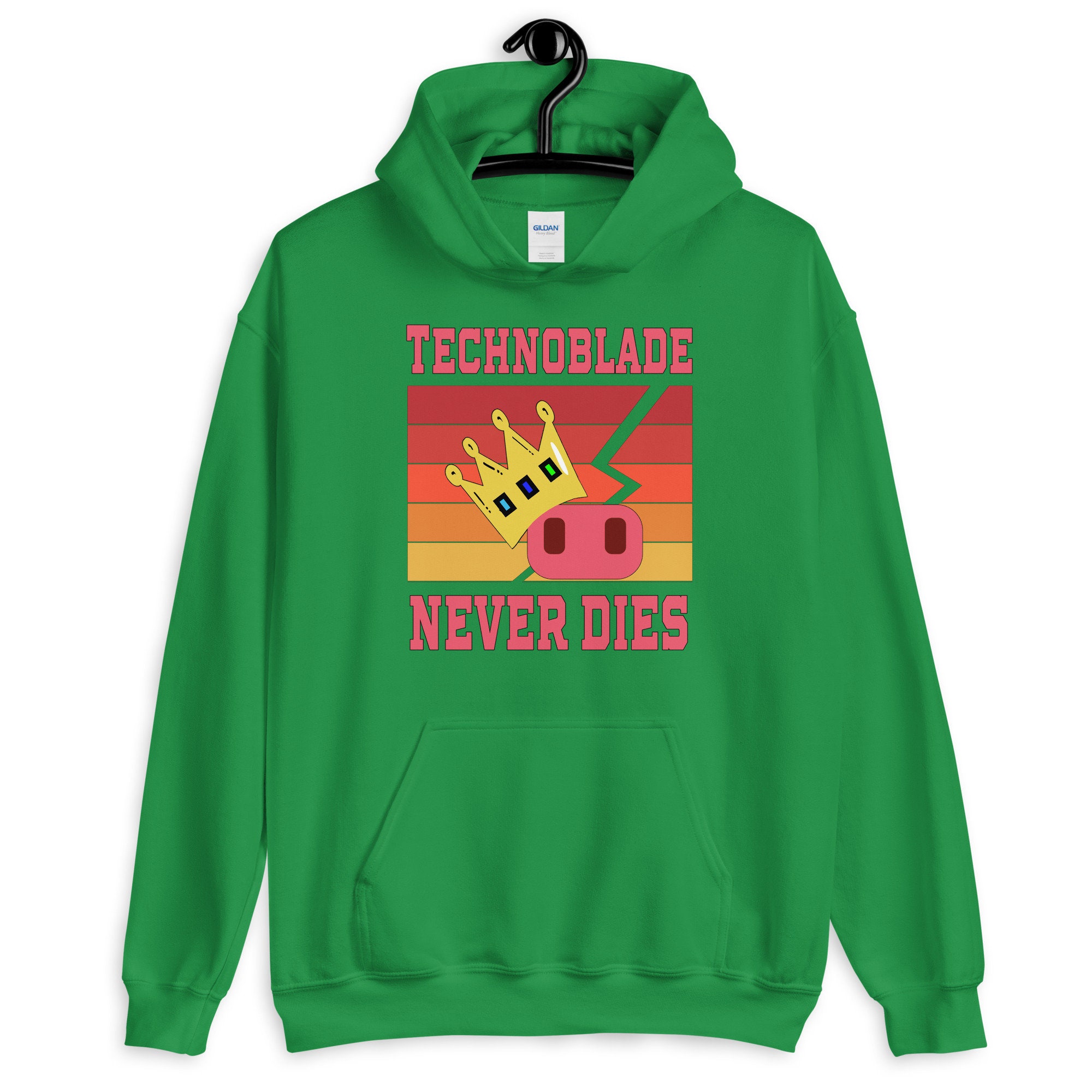 Technoblade Never Dies Hoodie Retro Style shipping From Multi | Etsy
