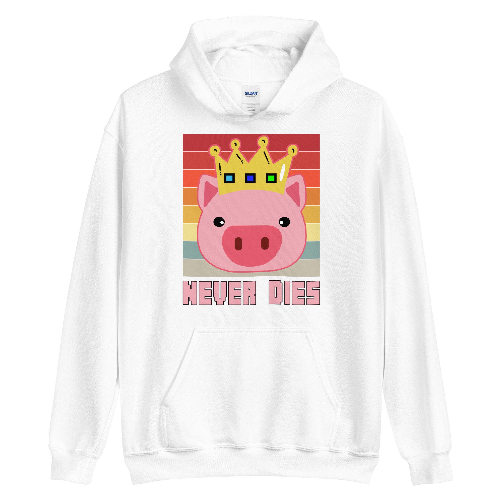 Technoblade Never Dies Hoodie Retro Style Technoblade Hoodie - Etsy