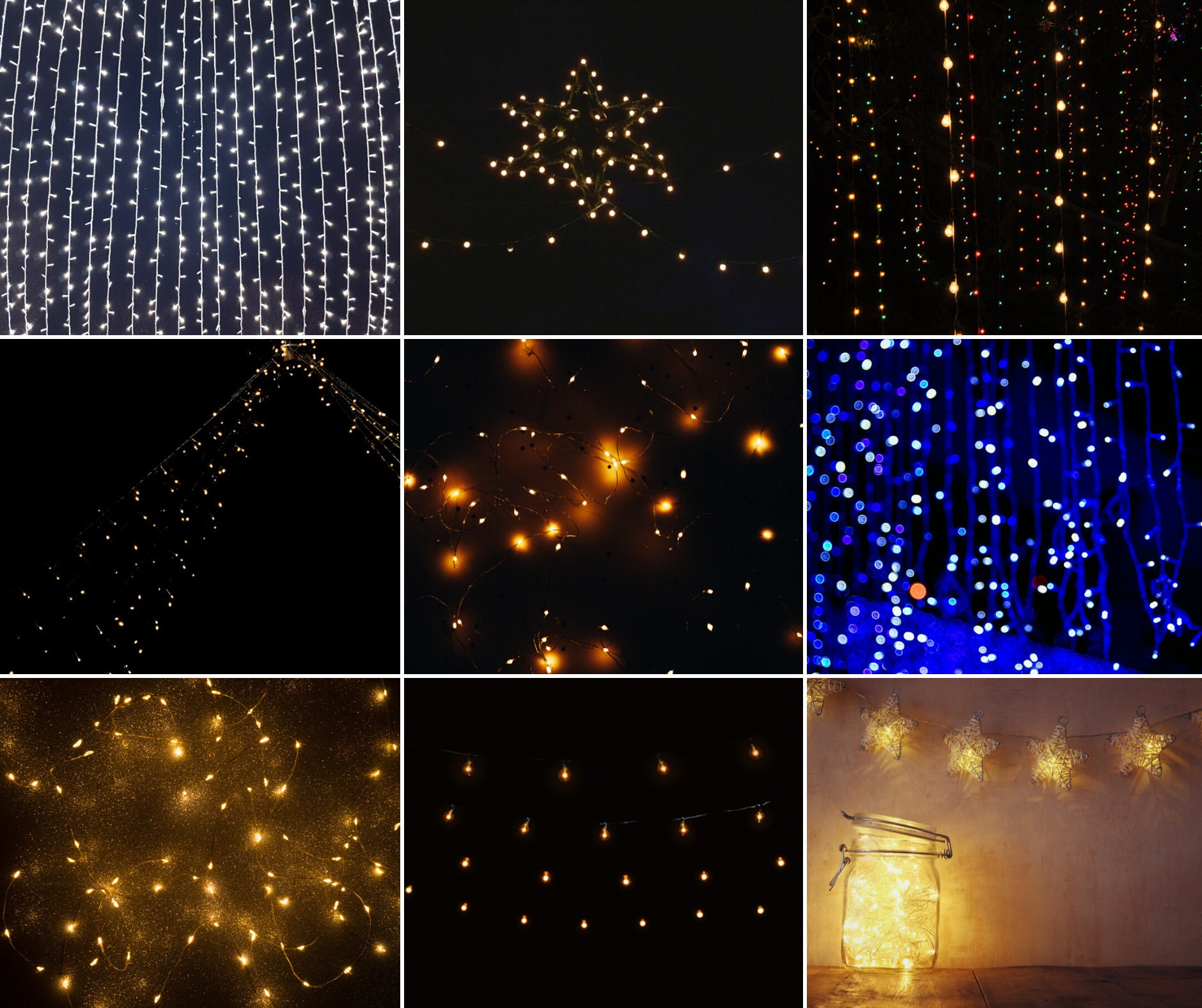 Festive Lights Photoshop Overlays, 34 Magical Bokeh Overlays for ...